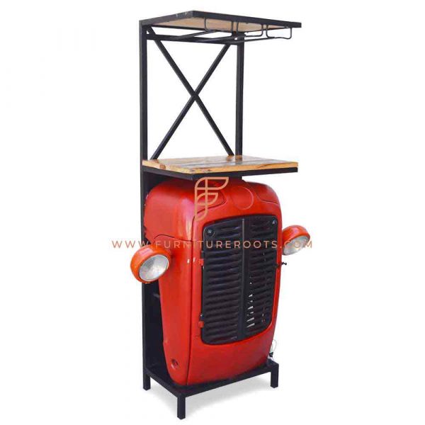 Buy FR Cabinets Series Repurposed Tractor-Grill Small Wine Serving Bar ...