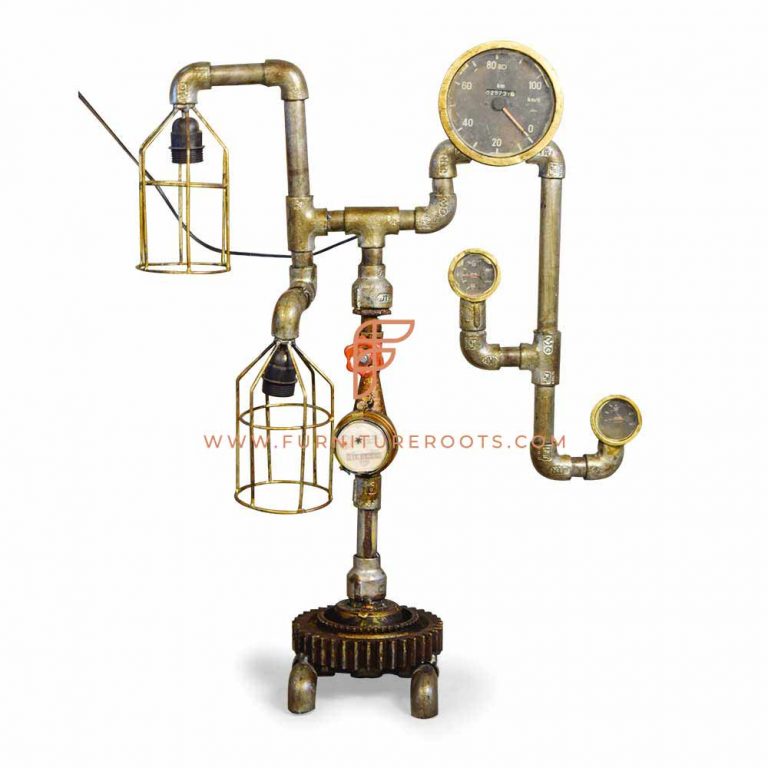 Eclectic Pipe & Gauge Lamp – Signature Resto-Bar Lamps | FurnitureRoots