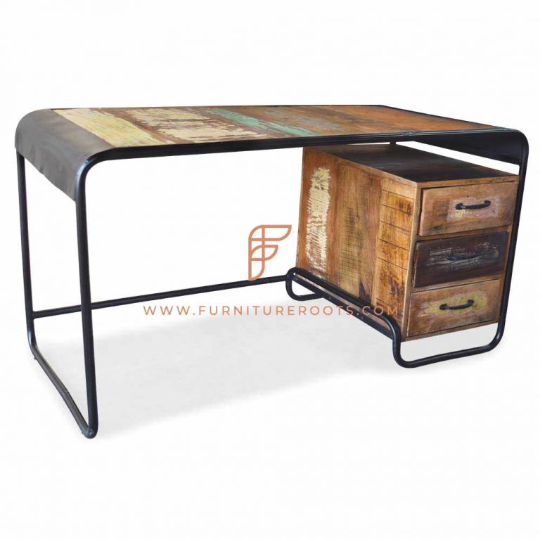 Old Age Reclaimed Study Table - Jodhpur Hotel Furniture Design