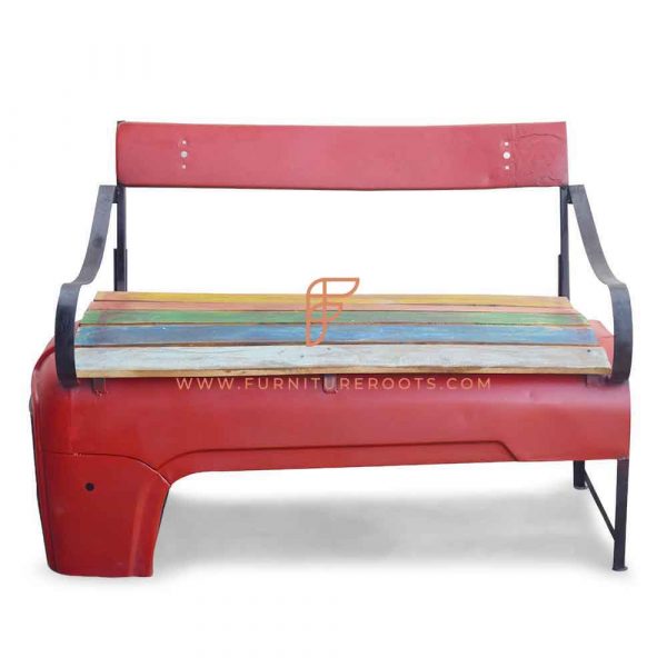 Buy FR Benches Series Indian Tractor Repurposed as Bench with Reclaimed ...