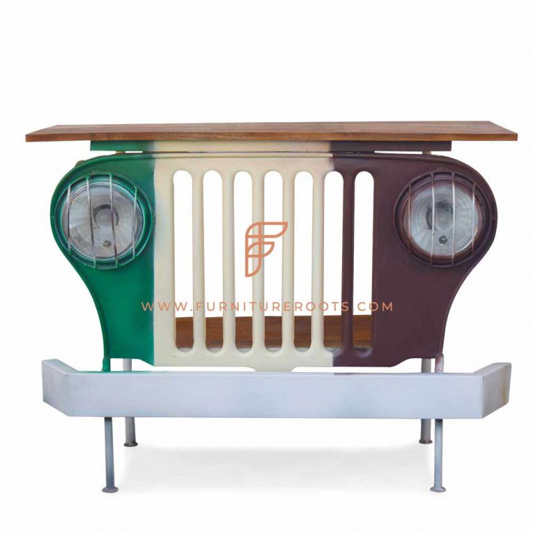 Jeep Console Table - Automobile Furniture Design from India