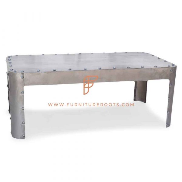 Buy FR Coffee Tables Series Metal Rectangular Coffee Table with Domed ...