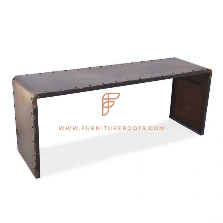 Buy FR Lobby Tables Series Designer All Metal Entryway Console Table ...