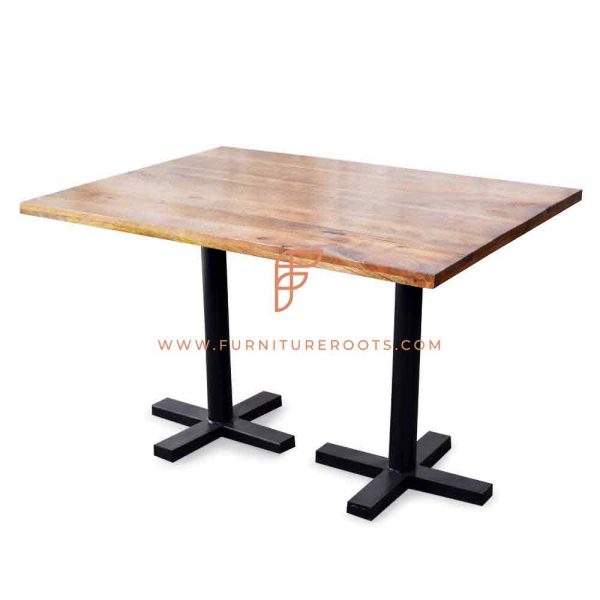 Buy FR Tables Series Rectangular Dining Table With Lateral Cross Table ...