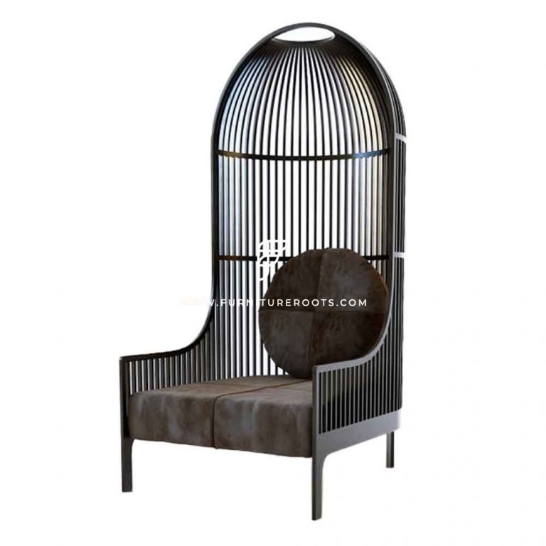 Buy FR Balloon Chairs Series Custom Velvet Upholstered Open Slat Back ...