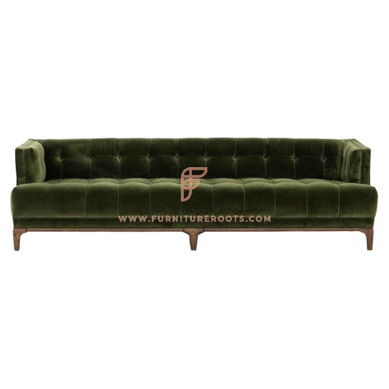 Buy FR Sofas Series 4-Seater Chesterfield Couch in Solid Wood Frame and ...