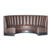 Buy FR Restaurant Booths Series Channel Tufted Upholstered 1/2 Circle ...