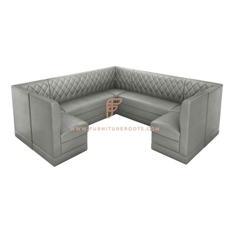 Buy FR Restaurant Booths Series Diamond Tufted Fully Upholstered 3/4 ...